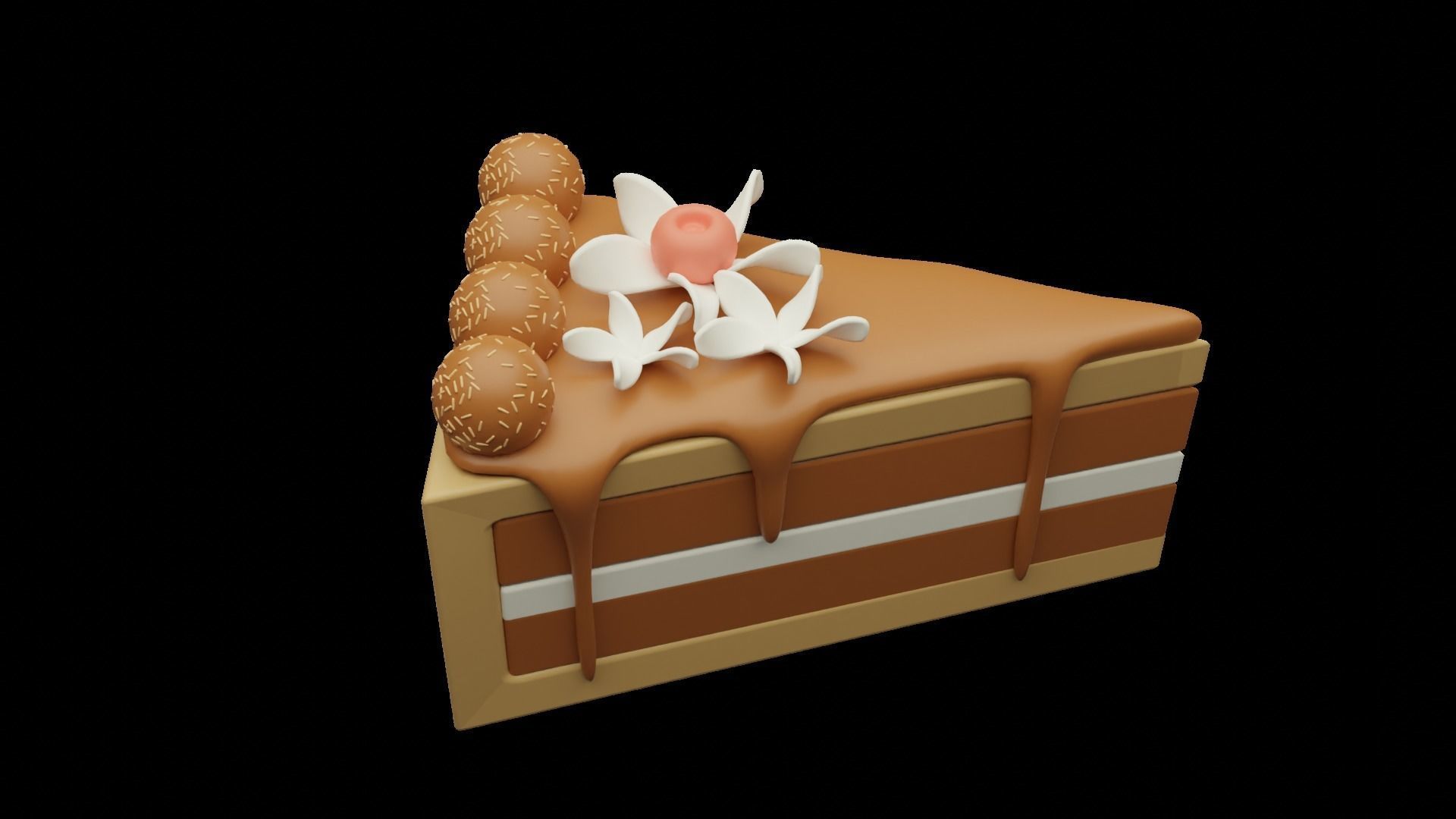 Slice Cake 3D model | CGTrader