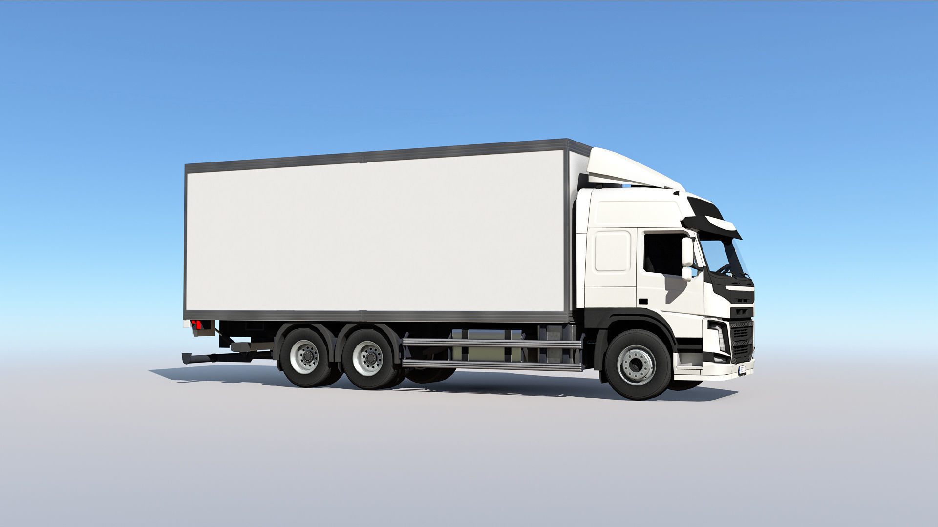 3D model Medium Size Box Truck VR / AR / low-poly | CGTrader