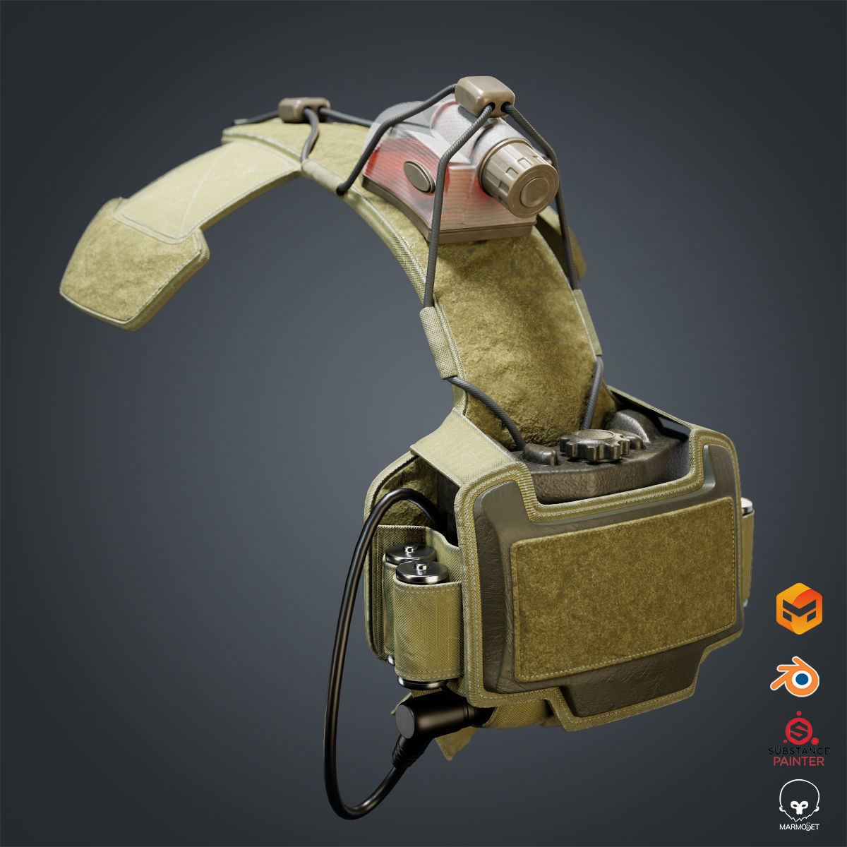 Military Ops-Core Helmet 3D model | CGTrader