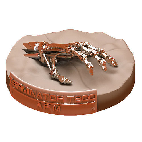 Terminator T-800 Arm T2 3D model 3D printable | CGTrader
