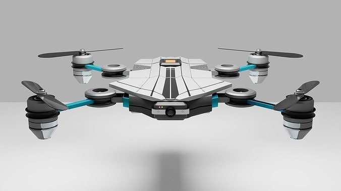 Drone Quadrocopter 3D model | CGTrader