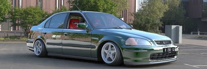 honda civic ferio 3D model | CGTrader