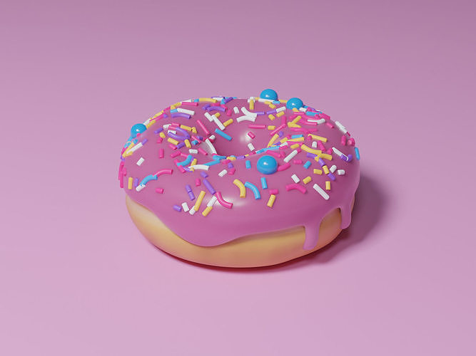 Donut 3D model 3D model | CGTrader