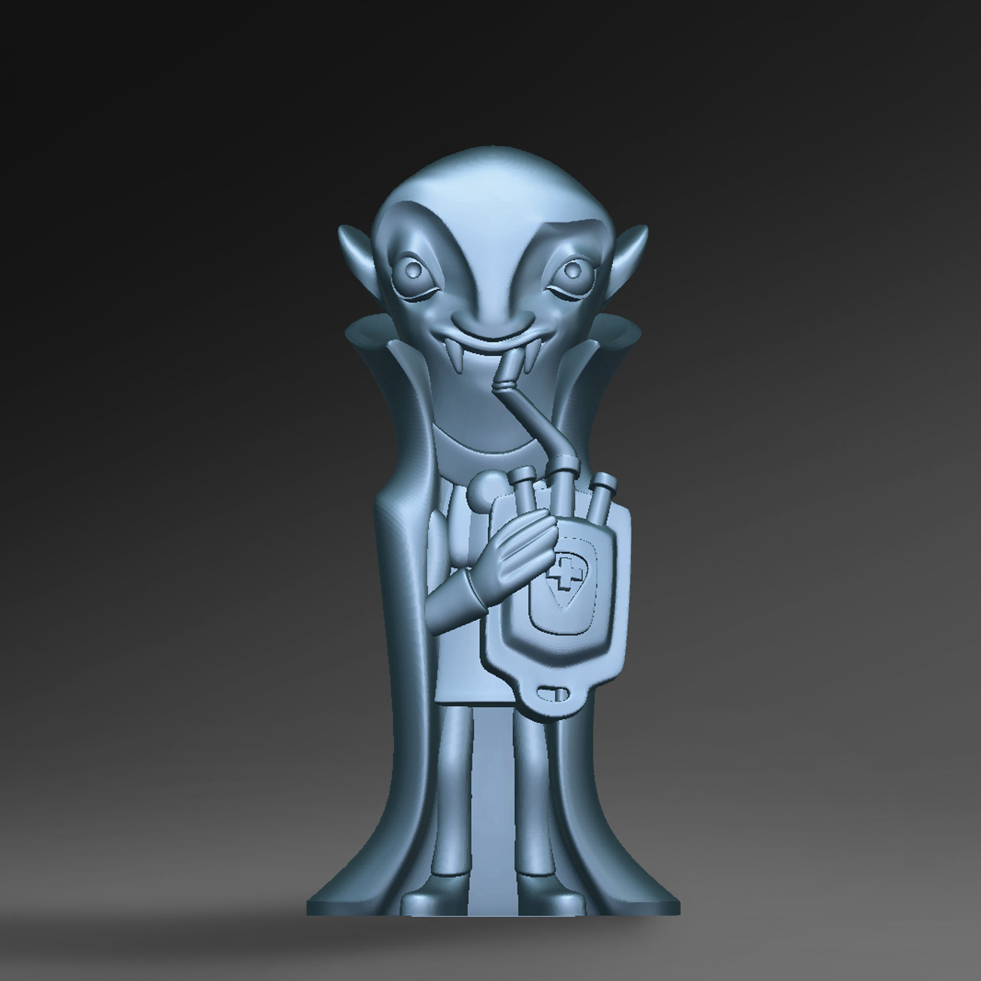 Funny vampire figurines 3D model 3D printable | CGTrader