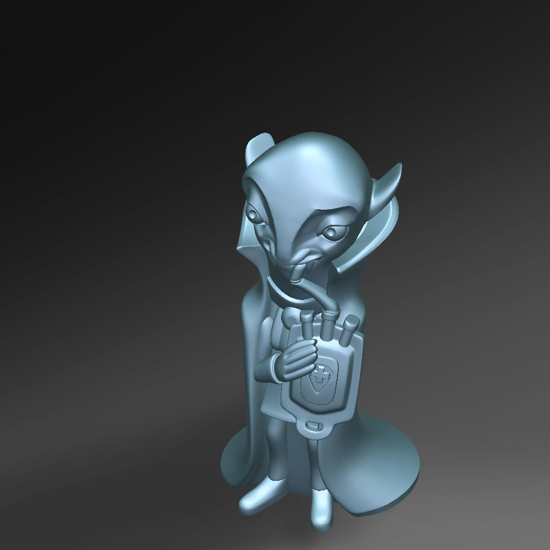 Funny vampire figurines 3D model 3D printable | CGTrader