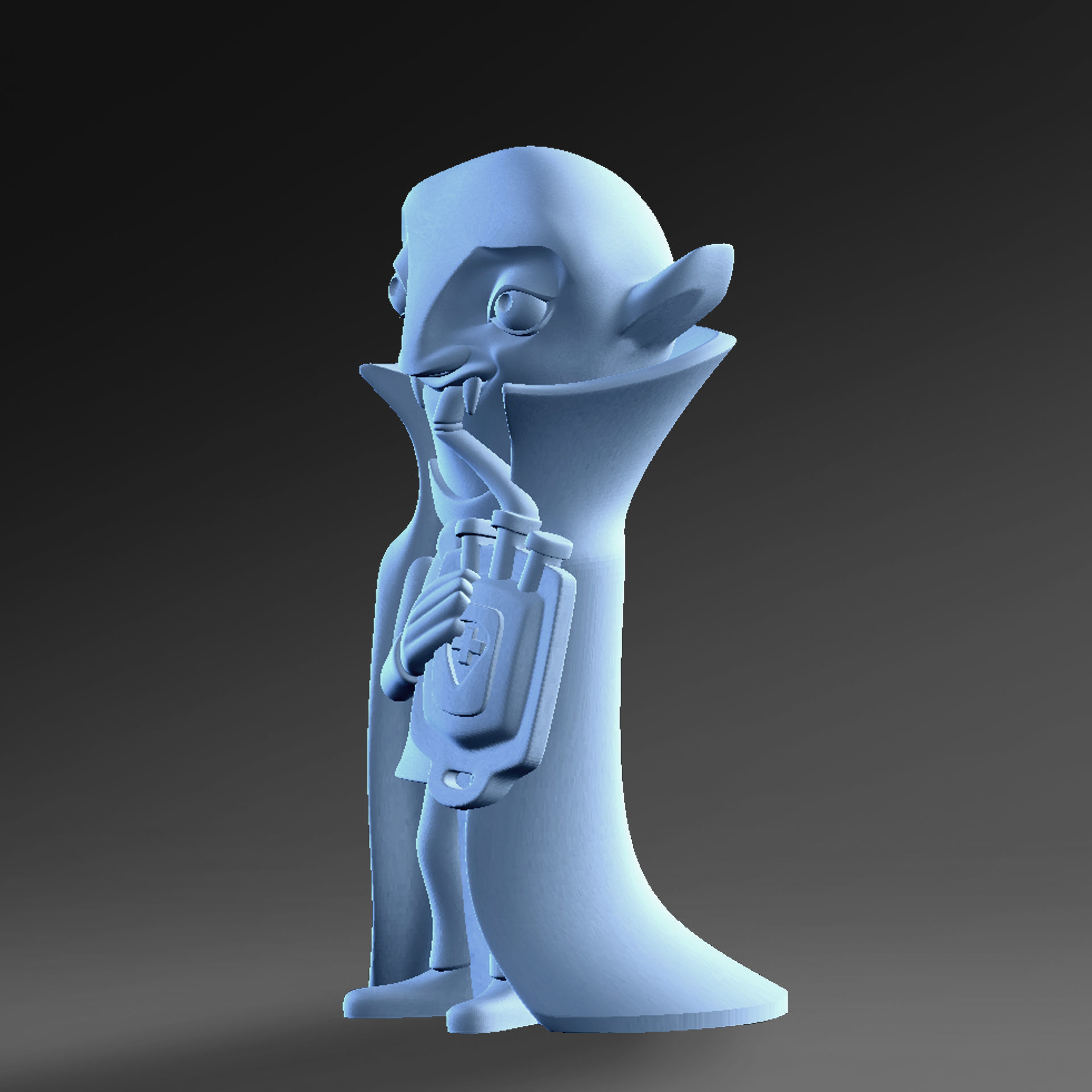 Funny vampire figurines 3D model 3D printable | CGTrader