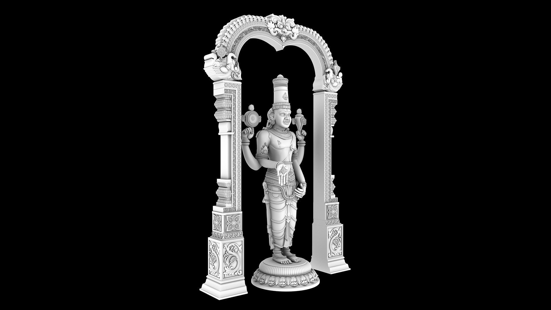 Tirupati venkateswara balaji 3D model | CGTrader