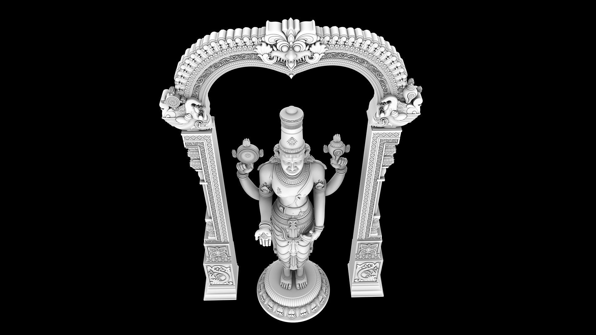 Tirupati venkateswara balaji 3D model | CGTrader