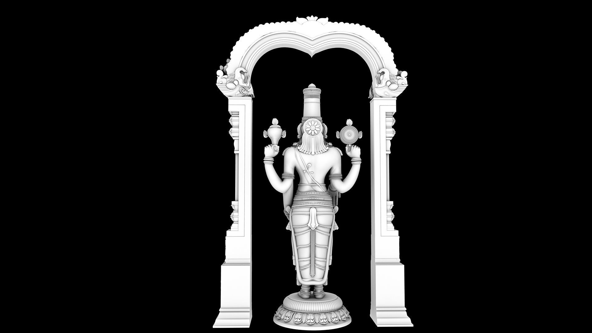 Tirupati venkateswara balaji 3D model | CGTrader