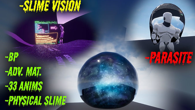 3D model BigBlob the slime VR / AR / low-poly | CGTrader