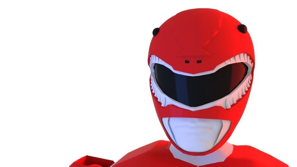 Super rangers Red ranger Action figure free 3D model 3D printable ...