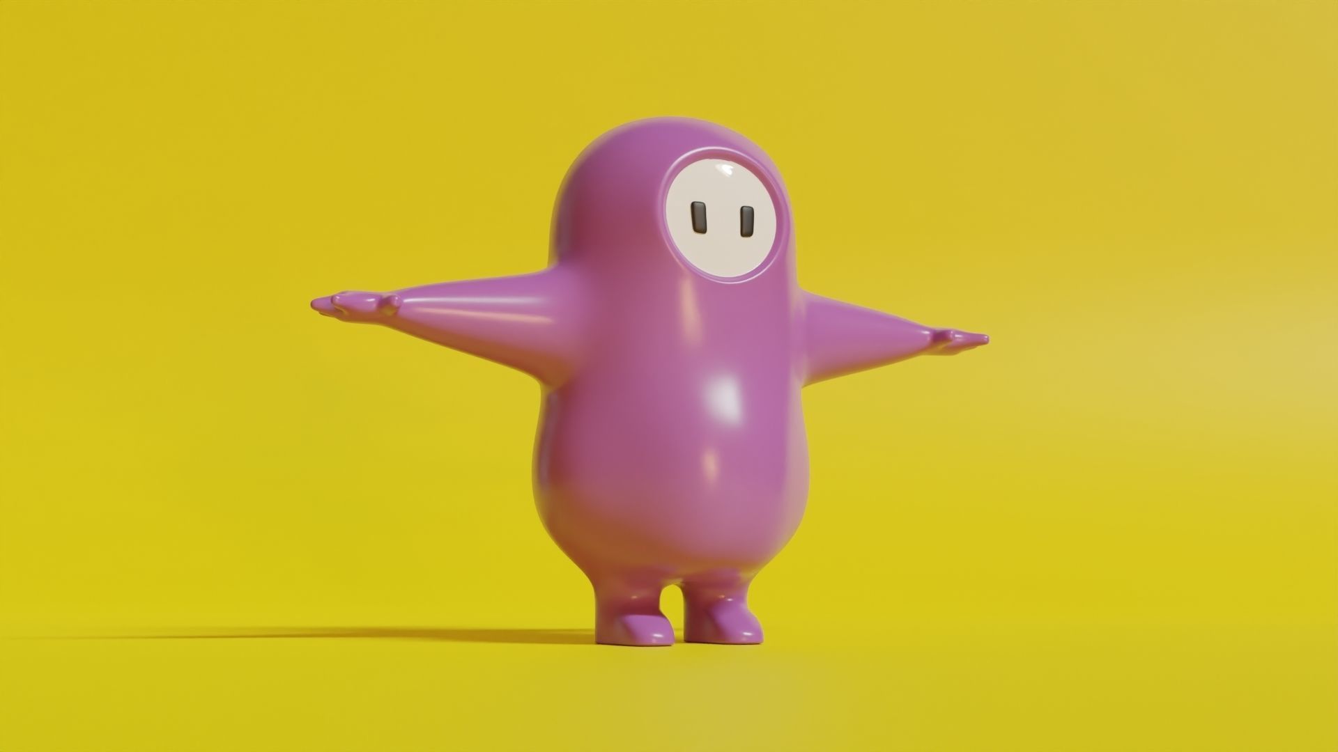 3D model Fall Guys Character VR / AR / low-poly | CGTrader