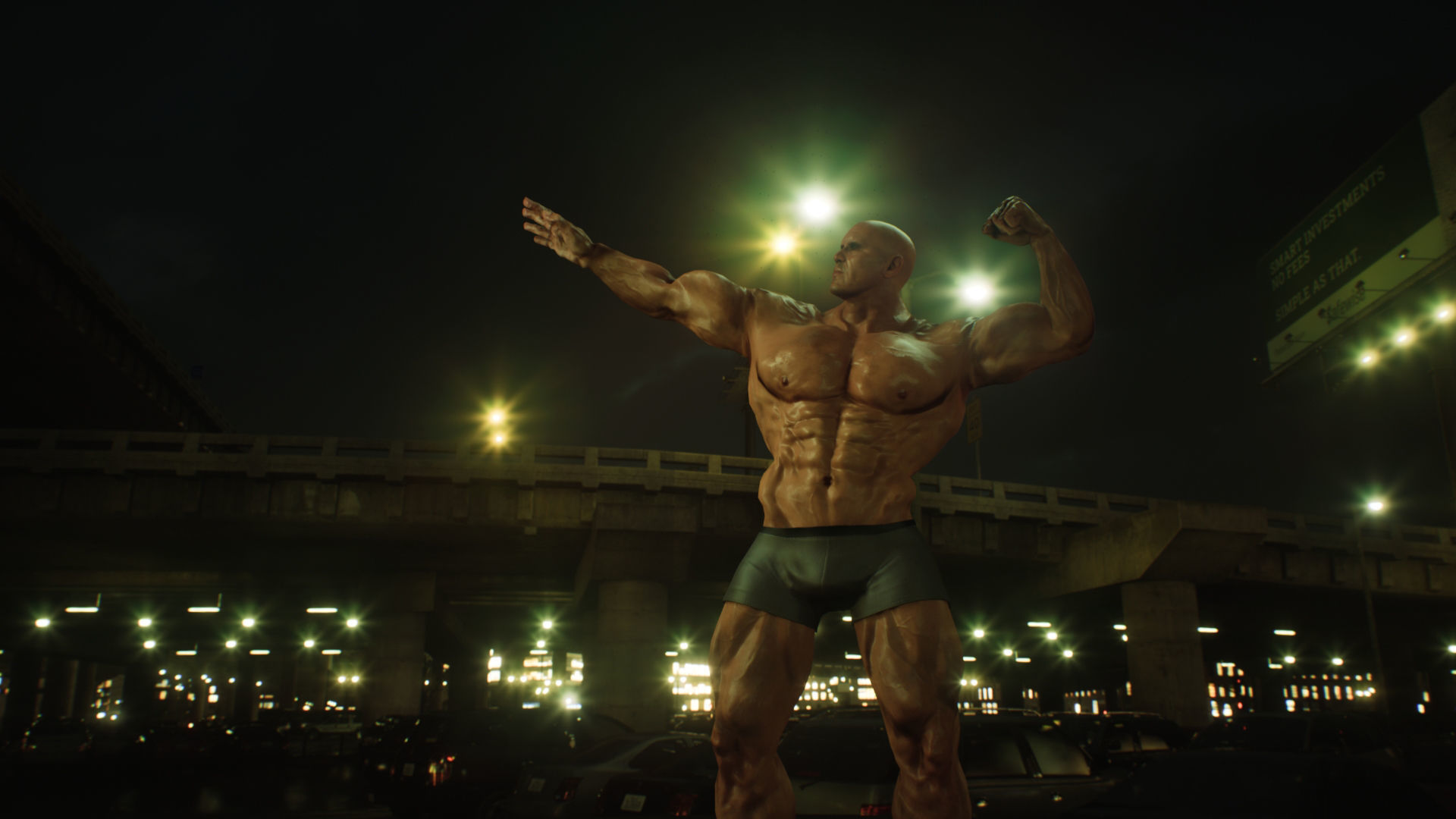 3D model Realistic Male Bodybuilder 3D HQ VR / AR / low-poly | CGTrader