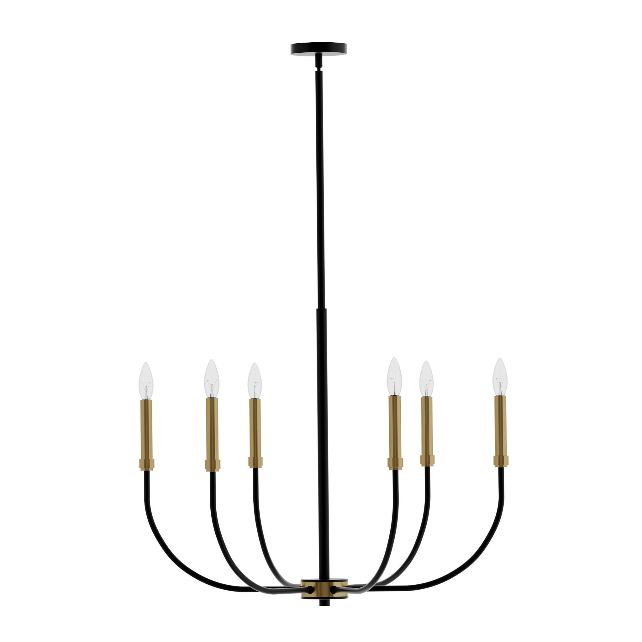 Hallum 6 Light Candle Style Classic Chandelier 3D model | CGTrader