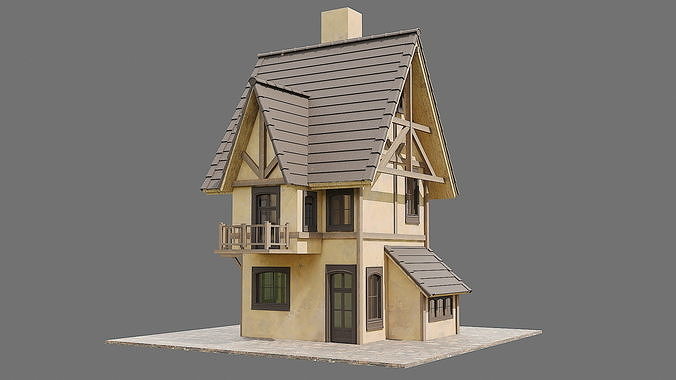 Wood Game Hause 3 3D model | CGTrader