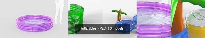 Inflatables - Pack 3D Model Collection | CGTrader
