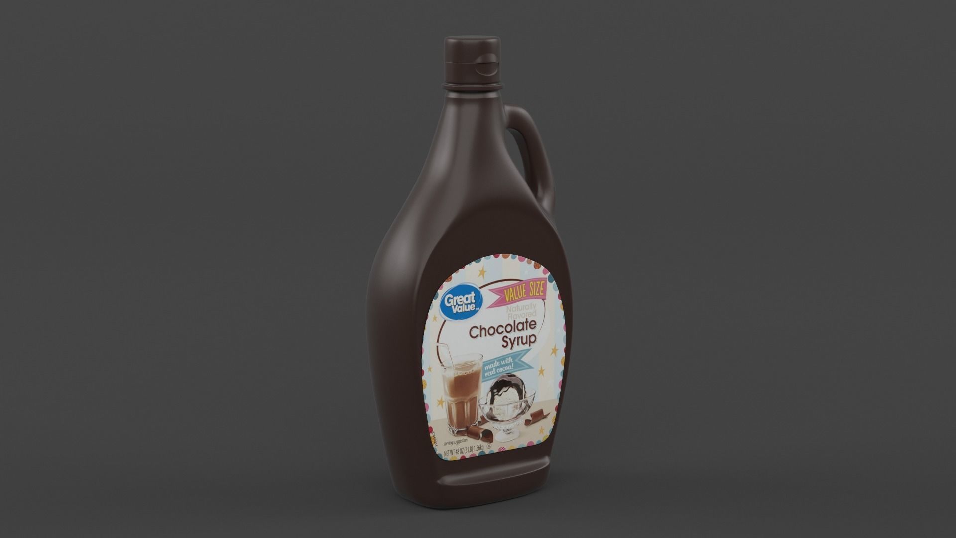 Chocolate Syrup 3D model | CGTrader