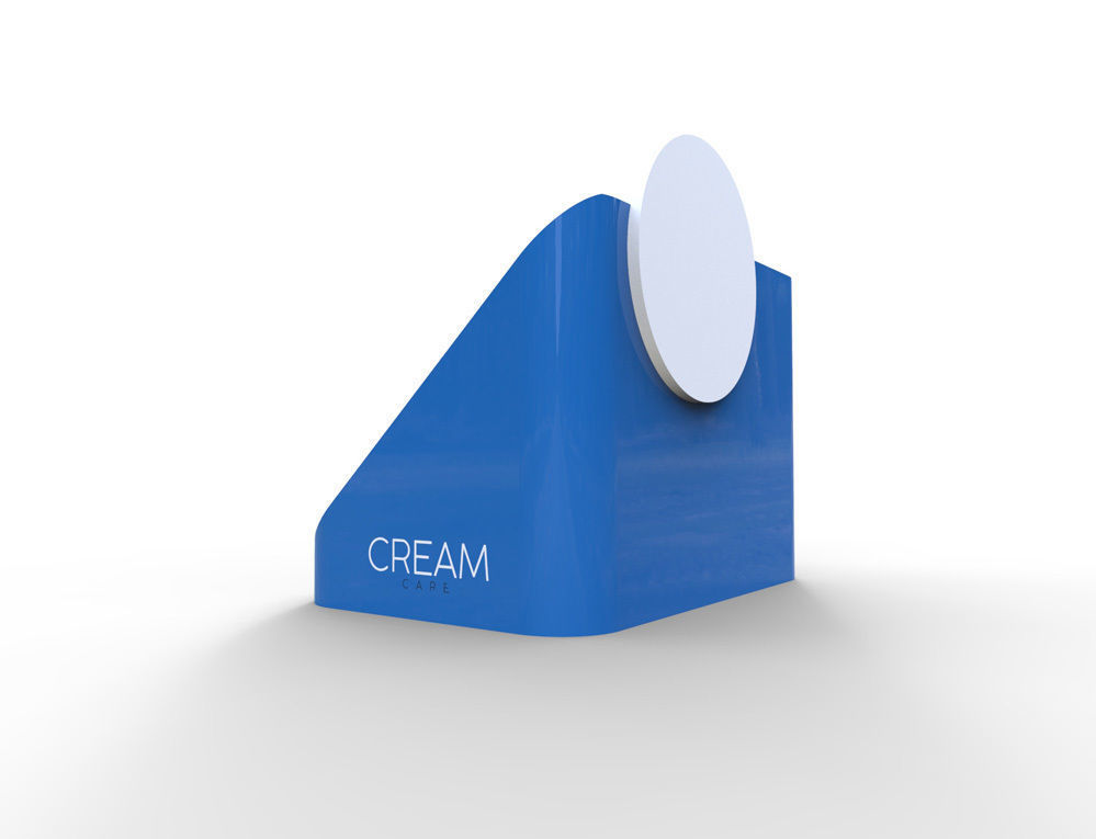 Display POS for set of various package of cream and balm 3D model ...