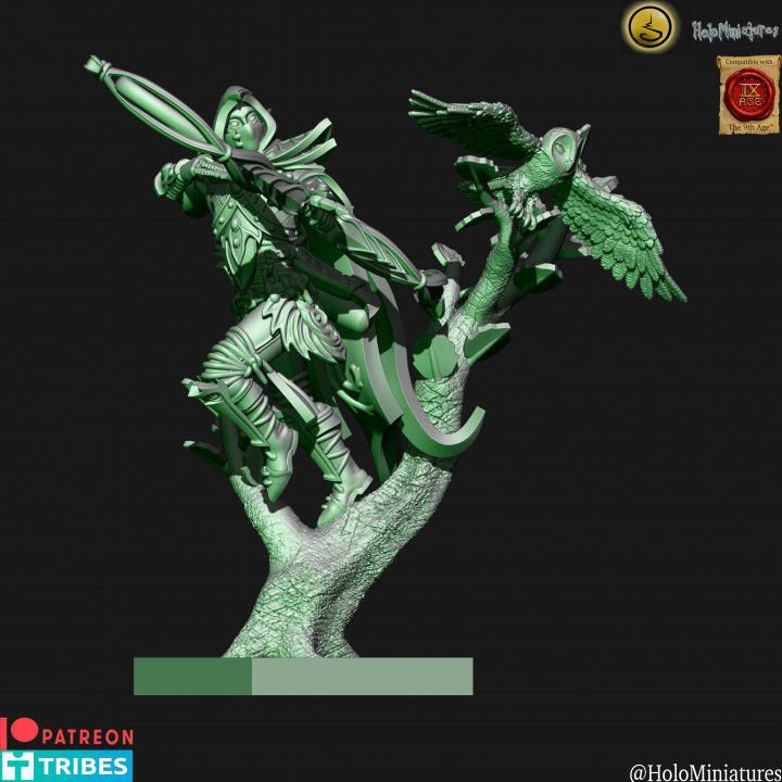 Wood elf Pathfinder lord 3D model 3D printable | CGTrader