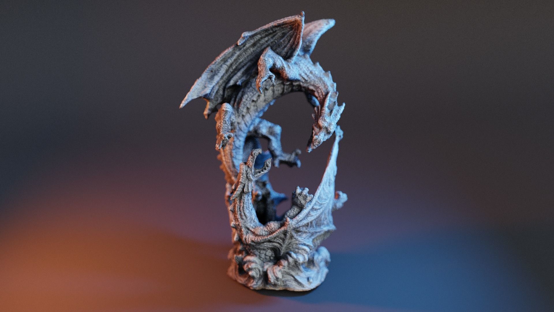 Battling Dragons Photoscan 3D model | CGTrader