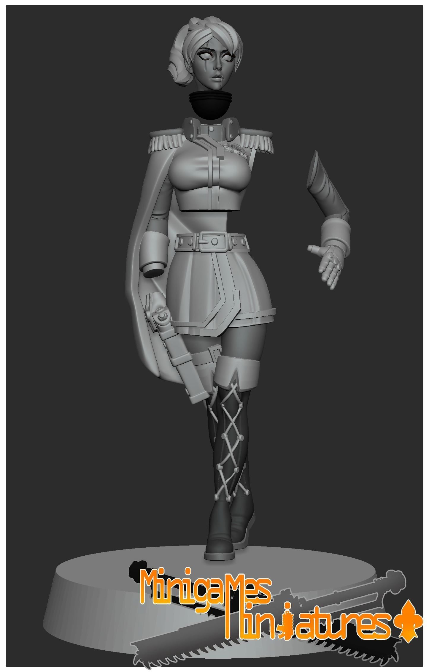 Lotara Sarrin anime figurine 3D model 3D printable | CGTrader