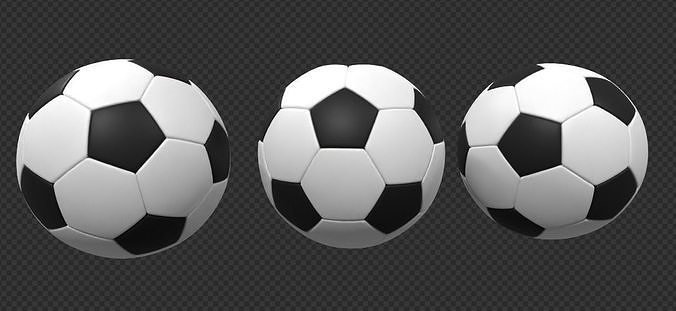 3D model Soccer ball football 3d model Modifiers in Blender No Edit ...