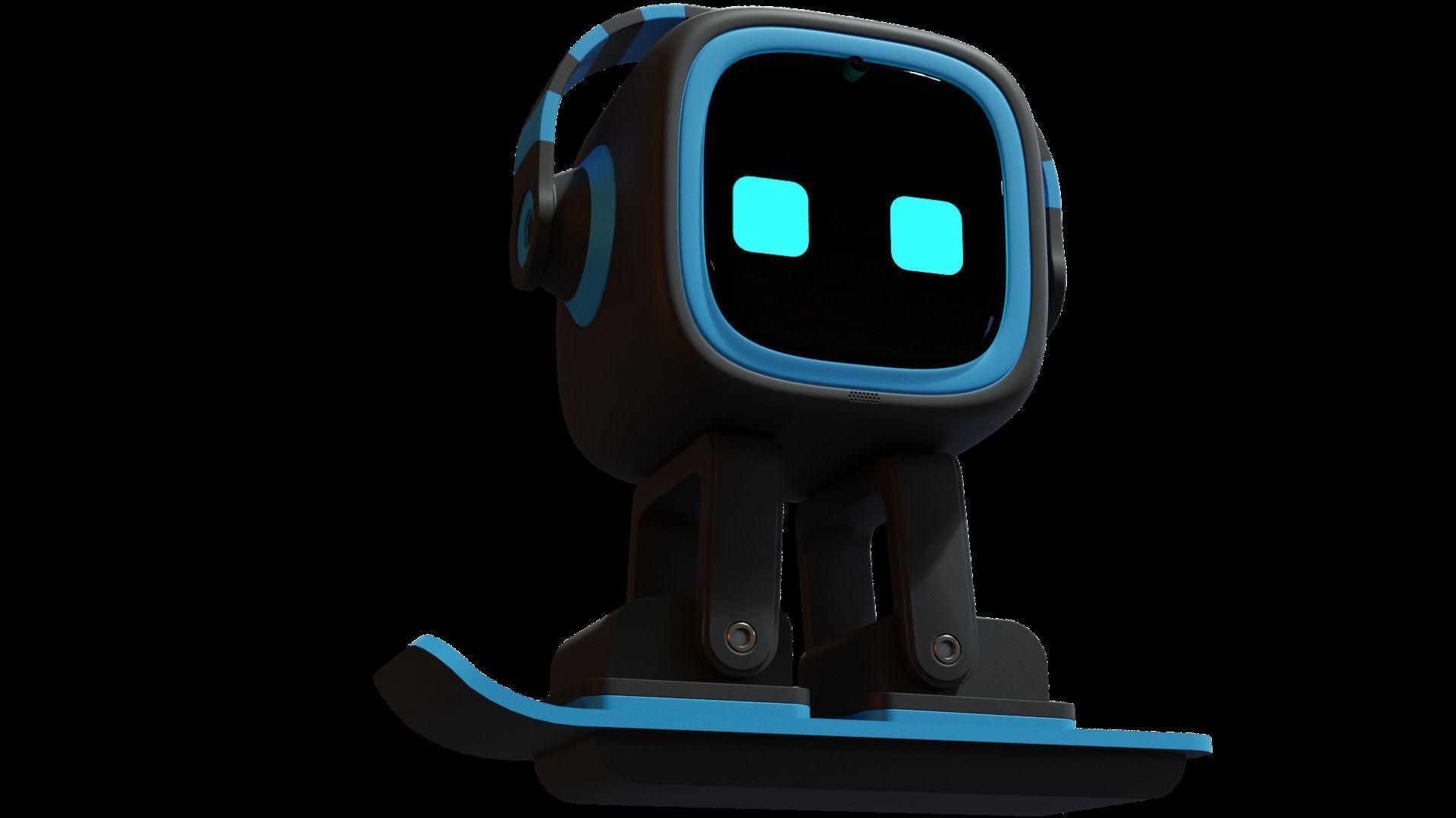 Emo Ai Low Poly Desktop Pet 3D model 3D model animated rigged | CGTrader