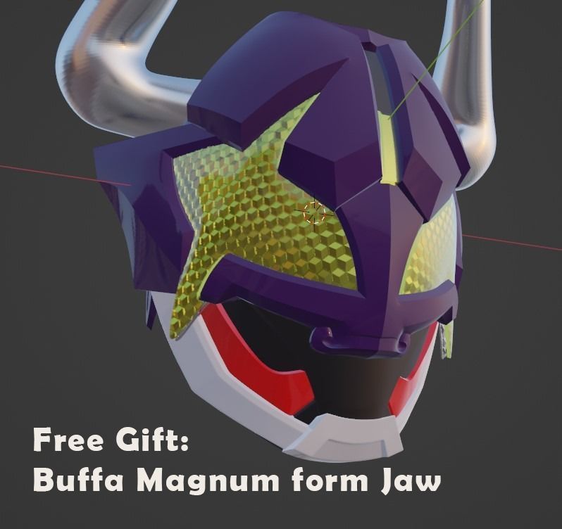 Kamen Rider Geats 3D printable cosplay helmet 3D model 3D printable ...