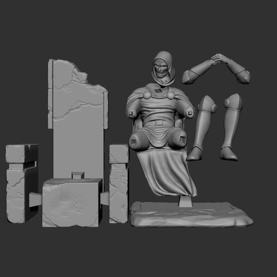 Dr Doom model for 3d print 3D model 3D printable | CGTrader