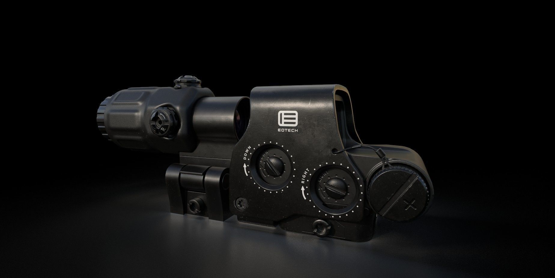 3D model EOTech HHS1 EXPS3-0 Scope G33 Lowpoly GameReady 3d model VR ...