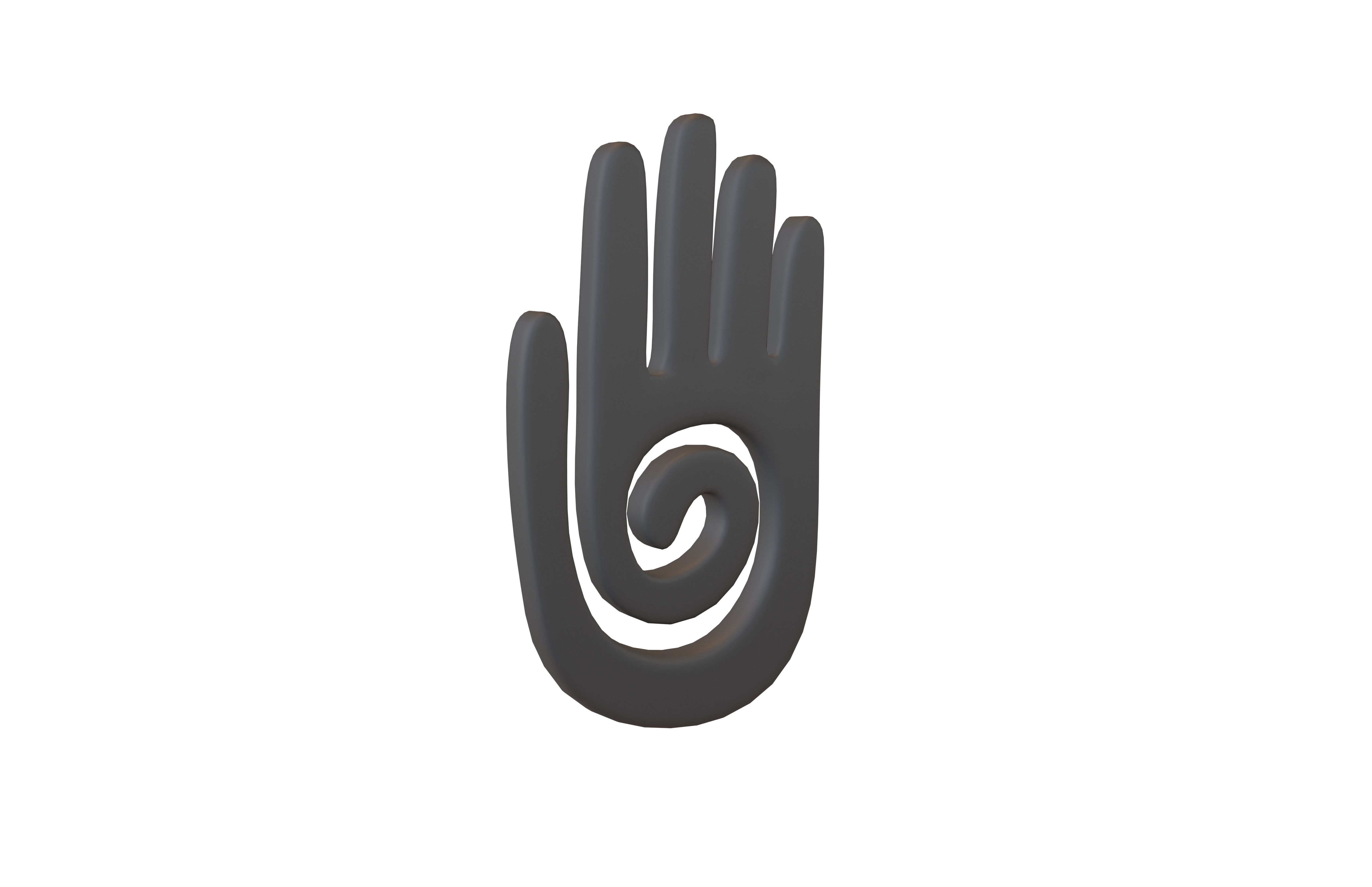 3D model Hamsa Hand Symbol v1 001 VR / AR / low-poly | CGTrader