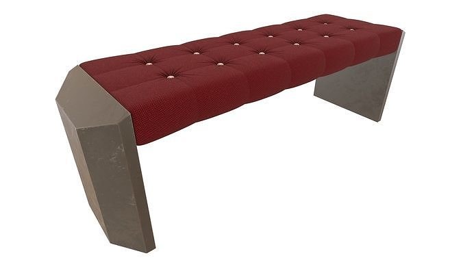 3D model Modern Sofa Bench 3D Model AR VR VR / AR / low-poly | CGTrader