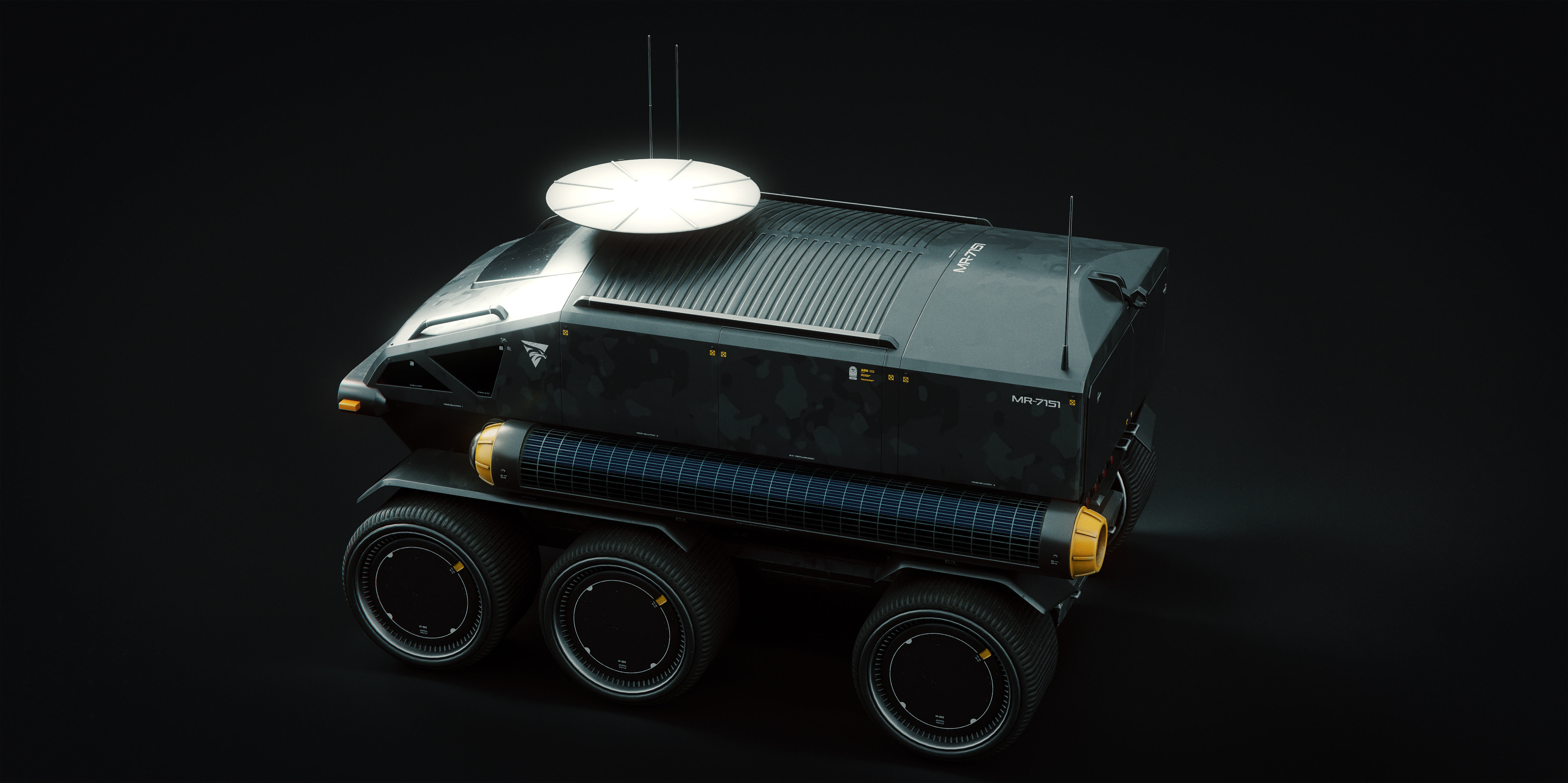 Toyota Lunar Cruiser Jaxa Moon Rover 3D 8K with Textures 3D model ...