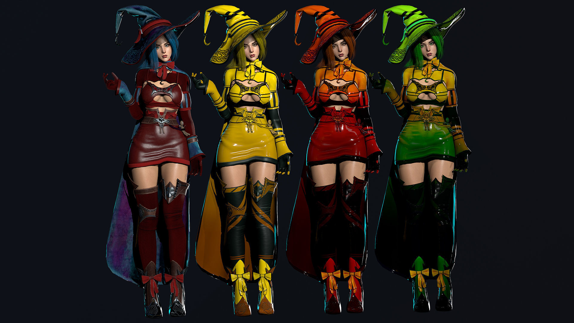 3D model Witch VR / AR / low-poly | CGTrader