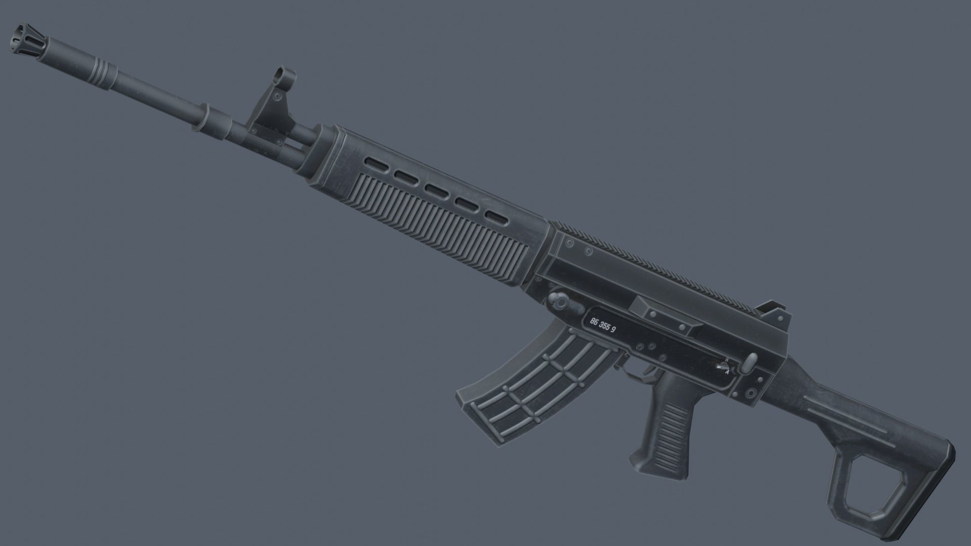 3D model QBZ-03 ak - rifle VR / AR / low-poly | CGTrader