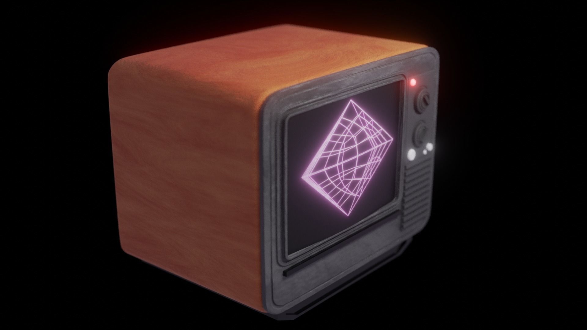 Old Tv model 3D model | CGTrader