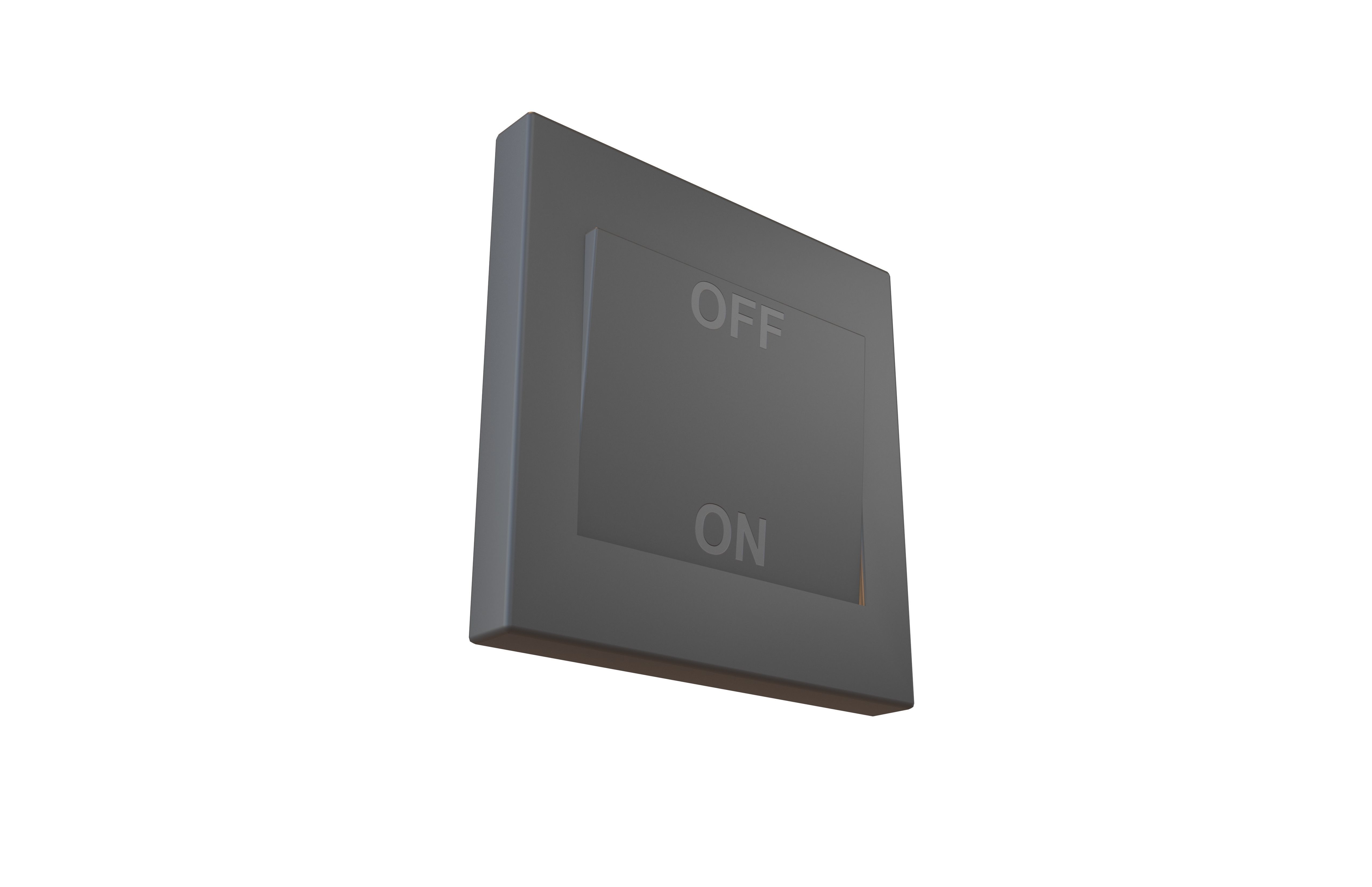 3D model Light Switch With On Off Sign v1 002 VR / AR / low-poly | CGTrader