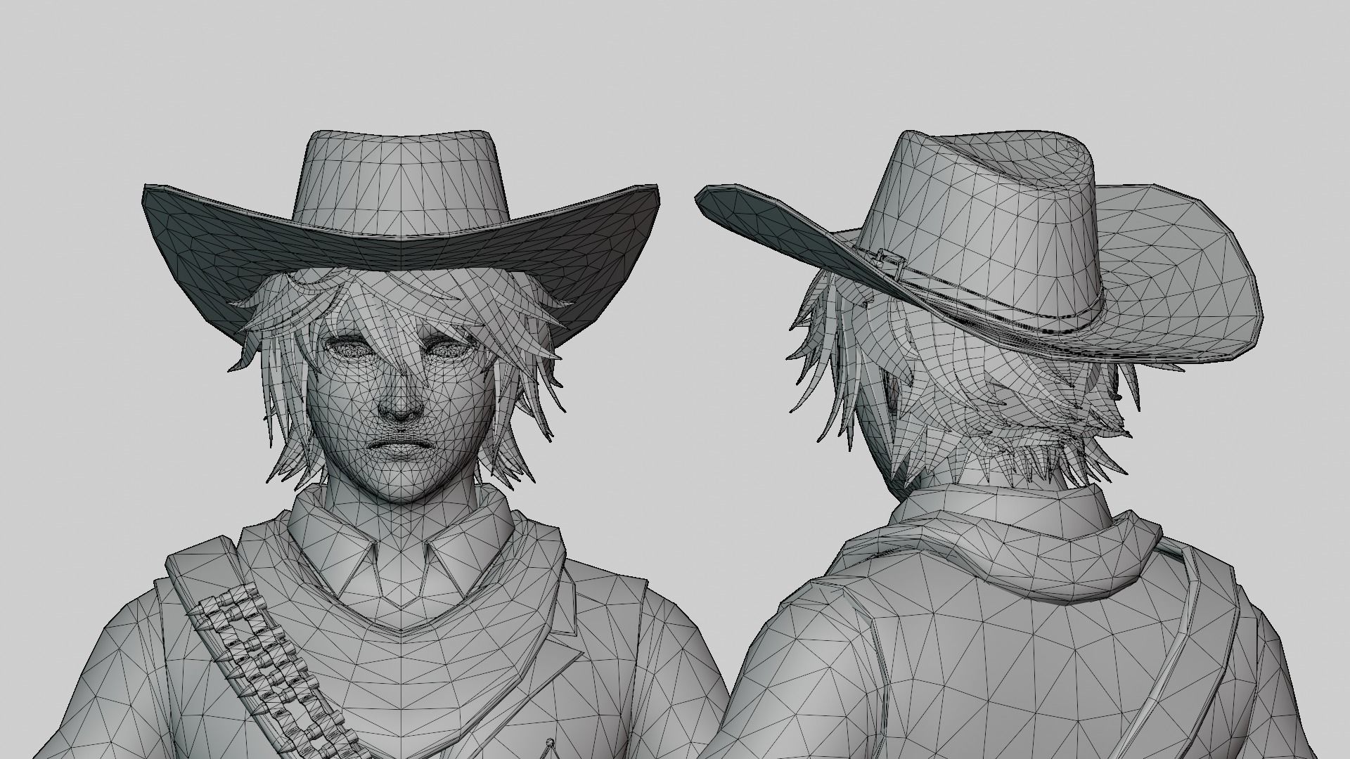 3D model Fantasy Cowboy VR / AR / low-poly | CGTrader