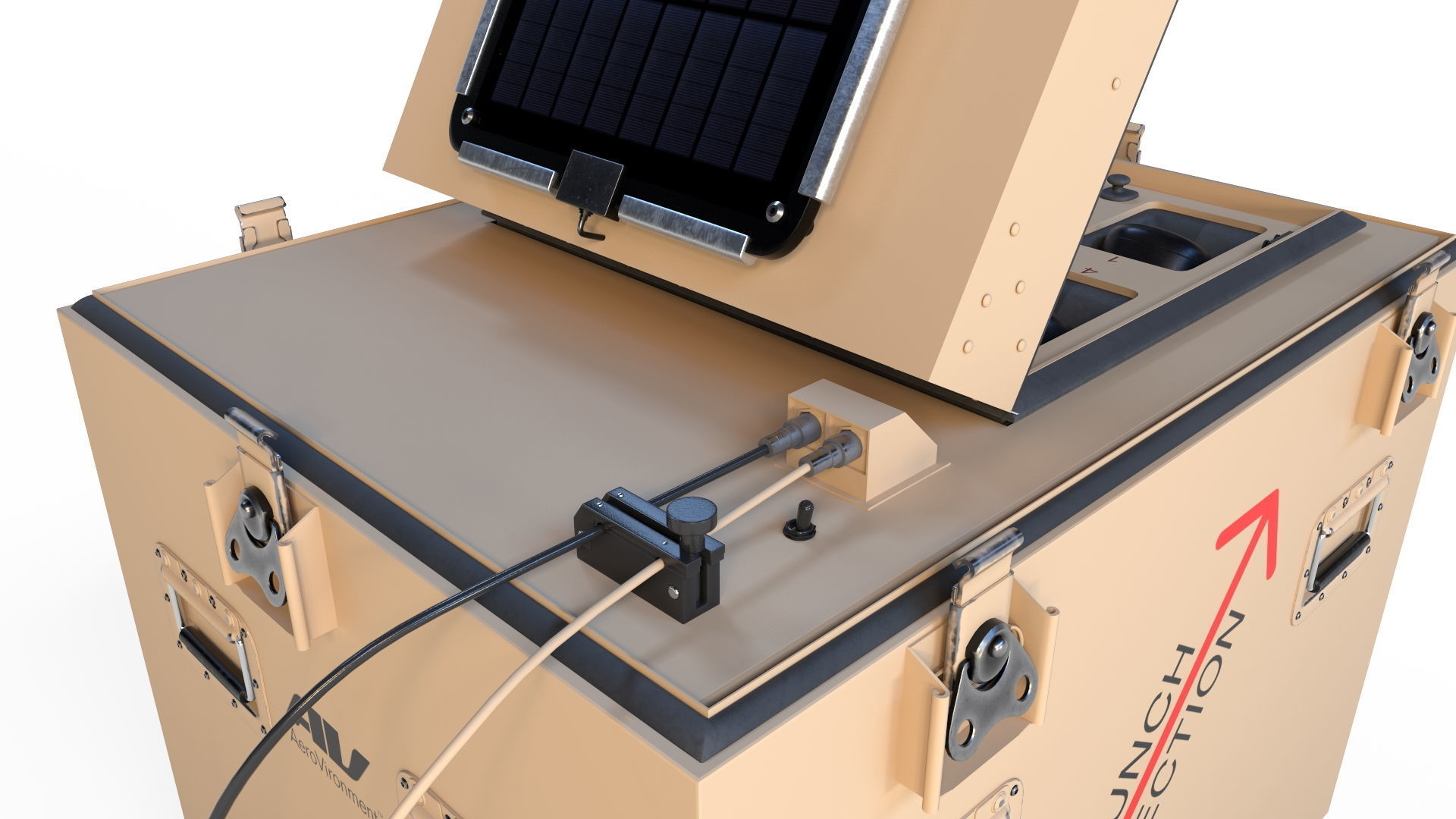 AeroVironment Multi-Pack Launcher and Switchblade 300 drone 3D model ...