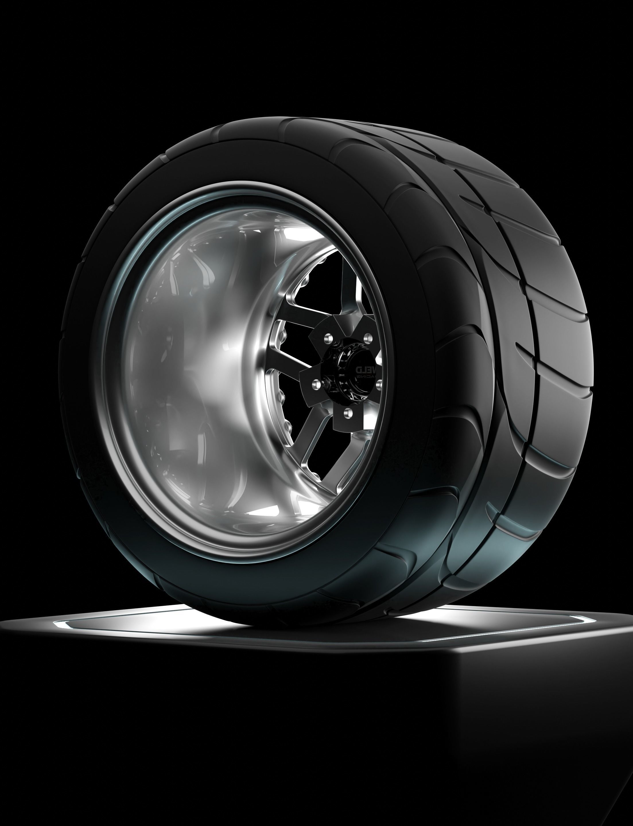 weld racing beadlock wheels 3D model | CGTrader