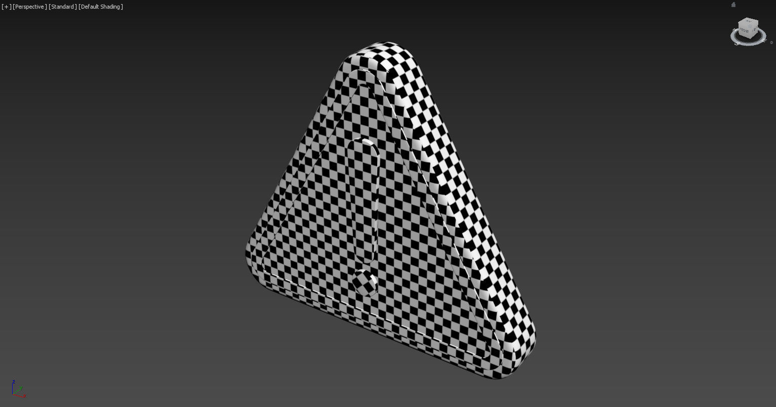 3D model Warning sign VR / AR / low-poly | CGTrader