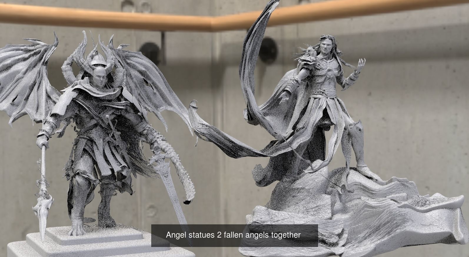 Fallen Angel Collection | CGTrader