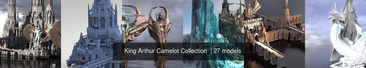 King Arthur Camelot Collection VR / AR / low-poly | CGTrader
