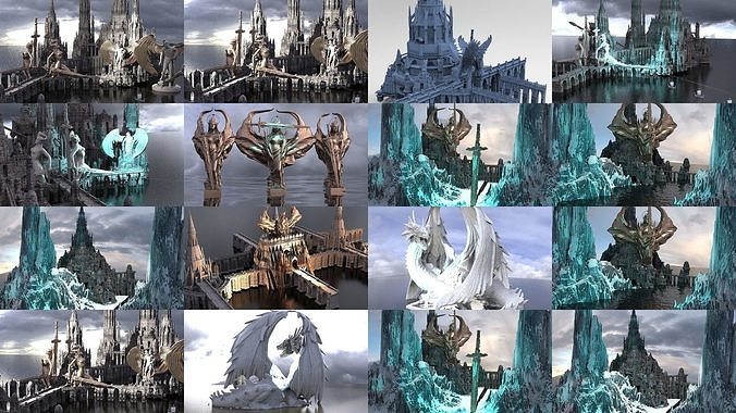 King Arthur Camelot Collection VR / AR / low-poly | CGTrader