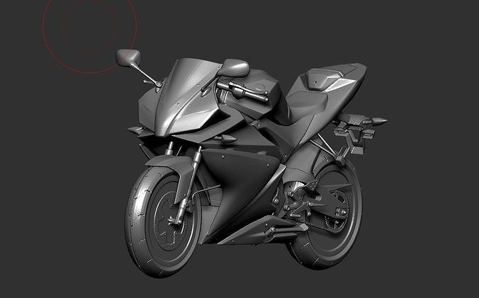 Yamaha Bike 3D model 3D printable | CGTrader