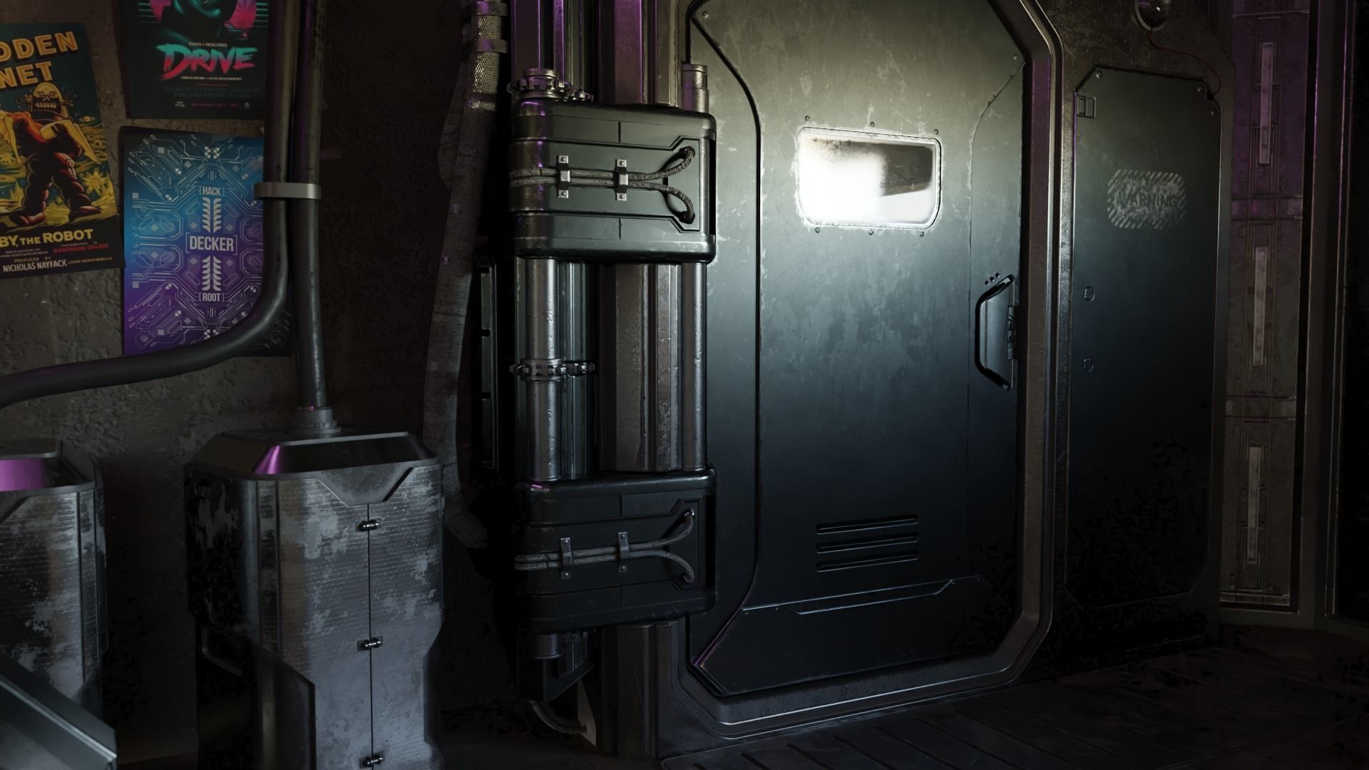 Cyberpunk Apartment Scene v10 3D model | CGTrader