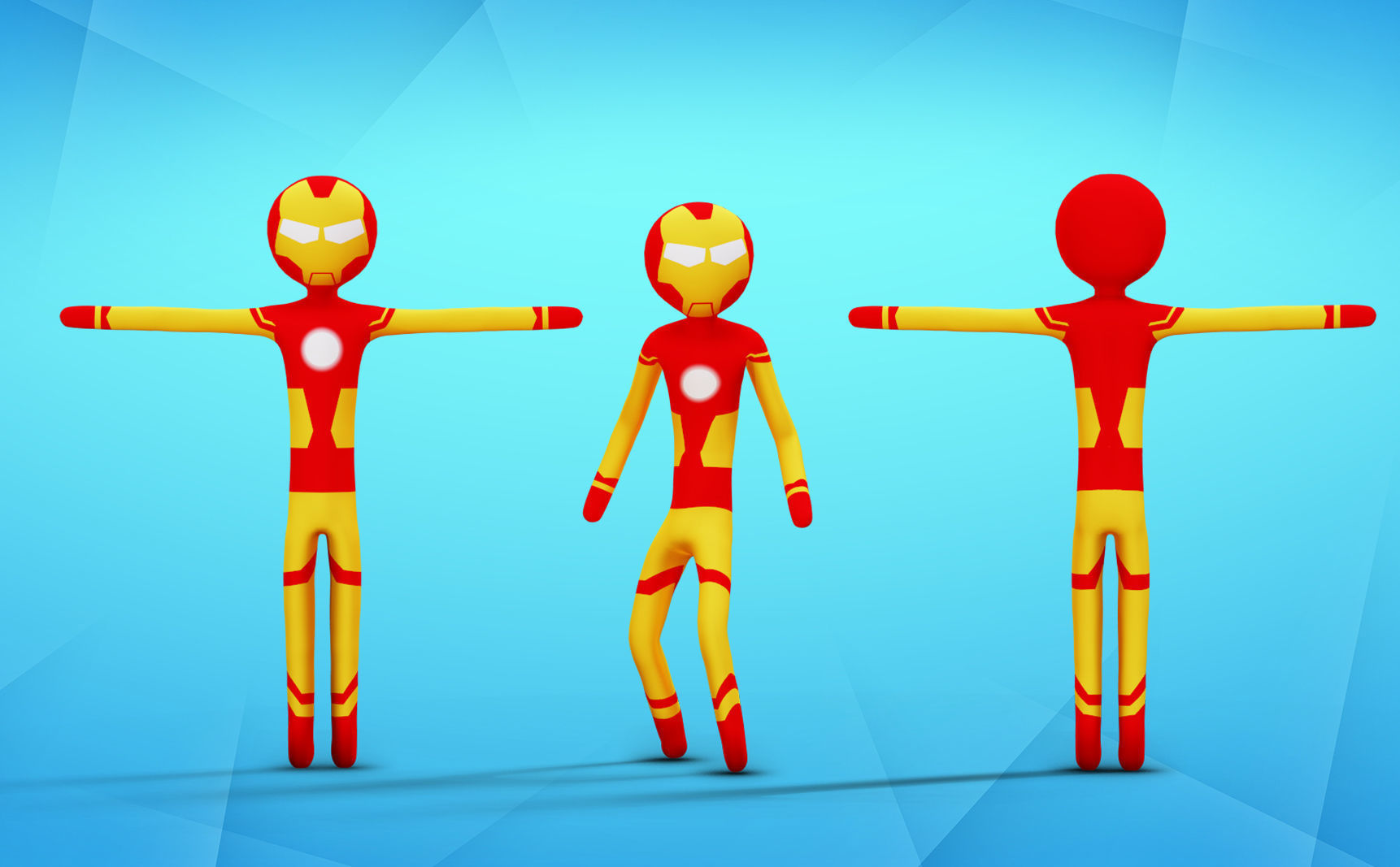 3D model Stickman Pack VR / AR / low-poly | CGTrader