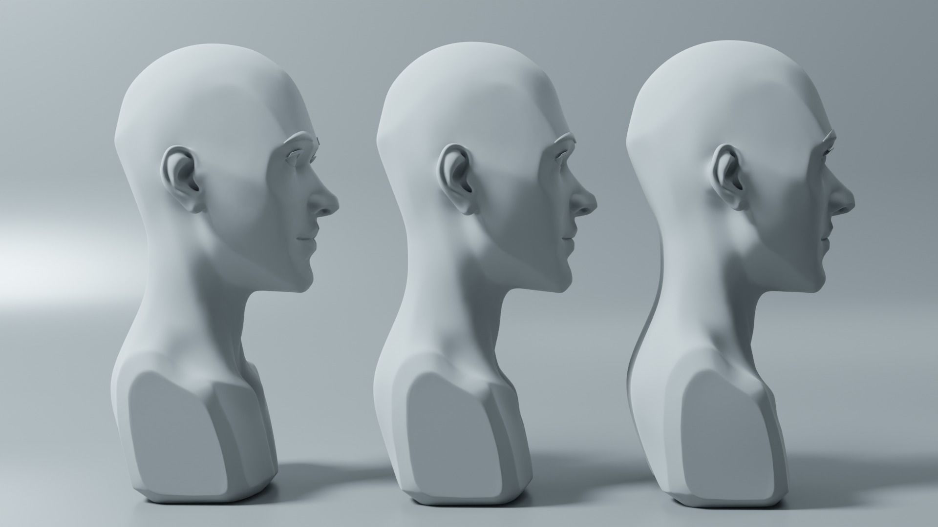 Stylized Girl Head 3D model | CGTrader