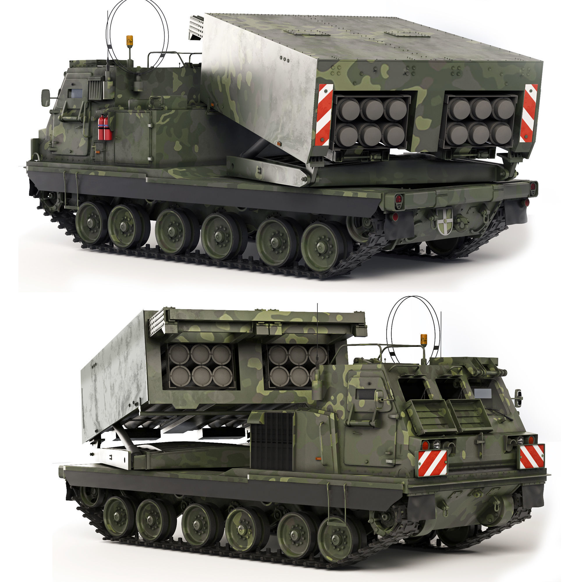 MLRS Mars II 1996 3D model | CGTrader