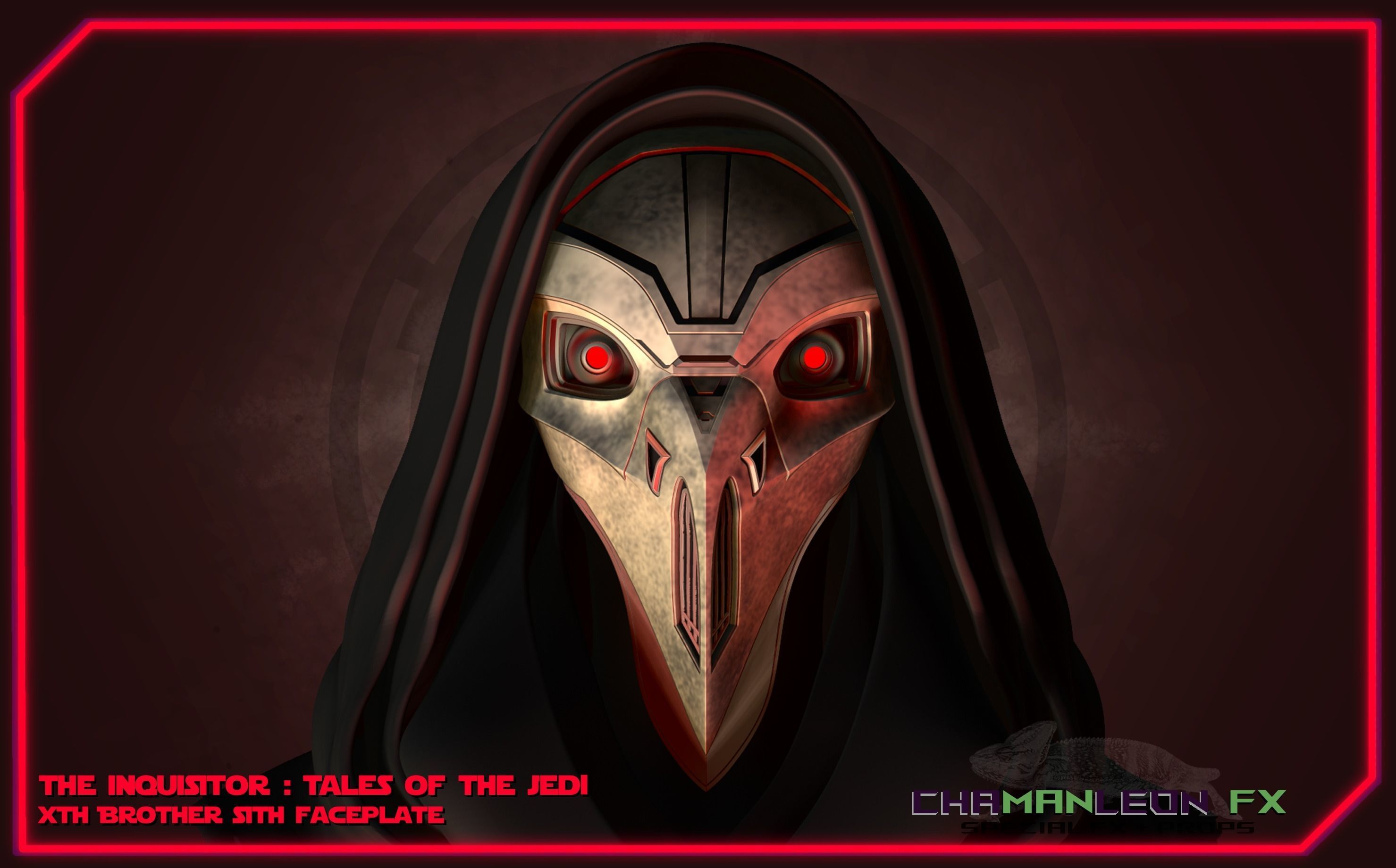 Xth Brother Mask of Inquisitor from Tales of the Jedi 3D model 3D ...